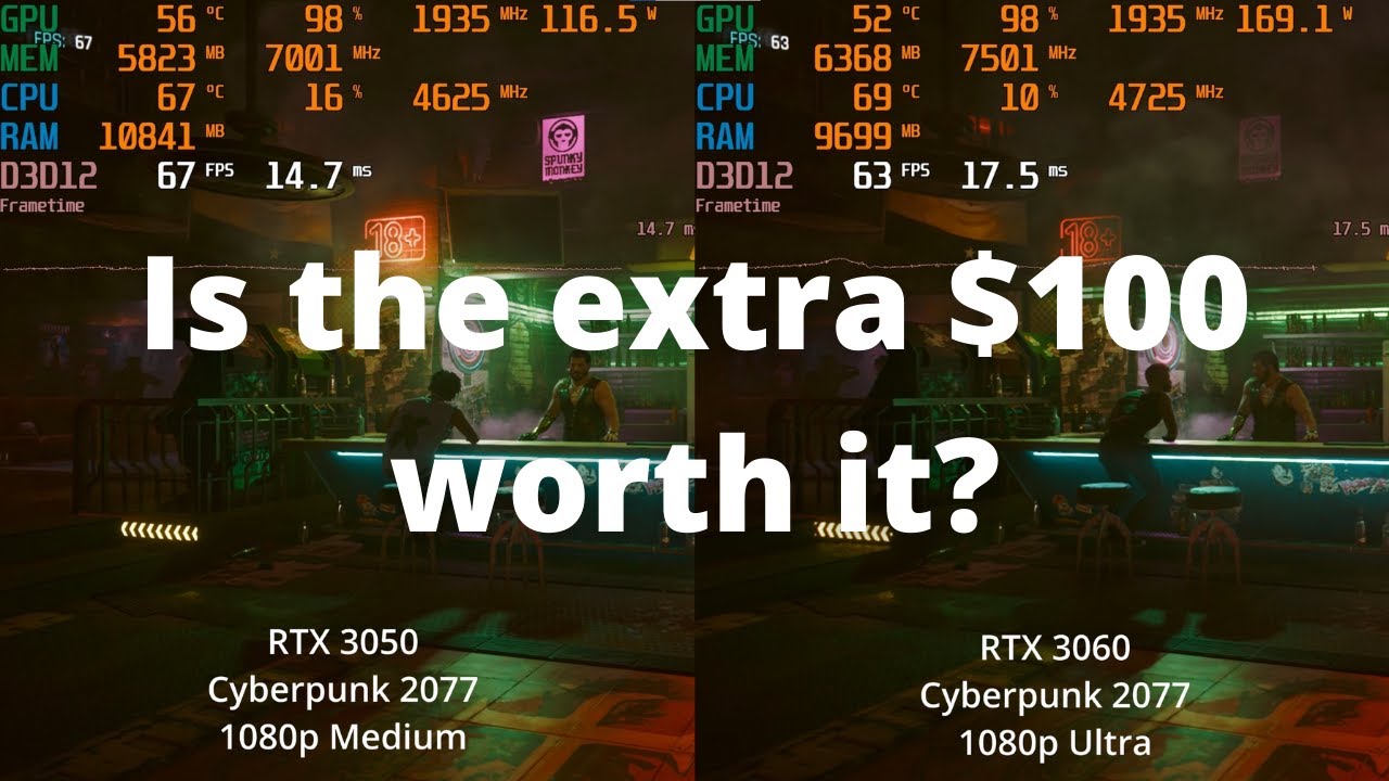RTX 3050 vs RTX 3060: The Ultimate Comparison - YouTube
