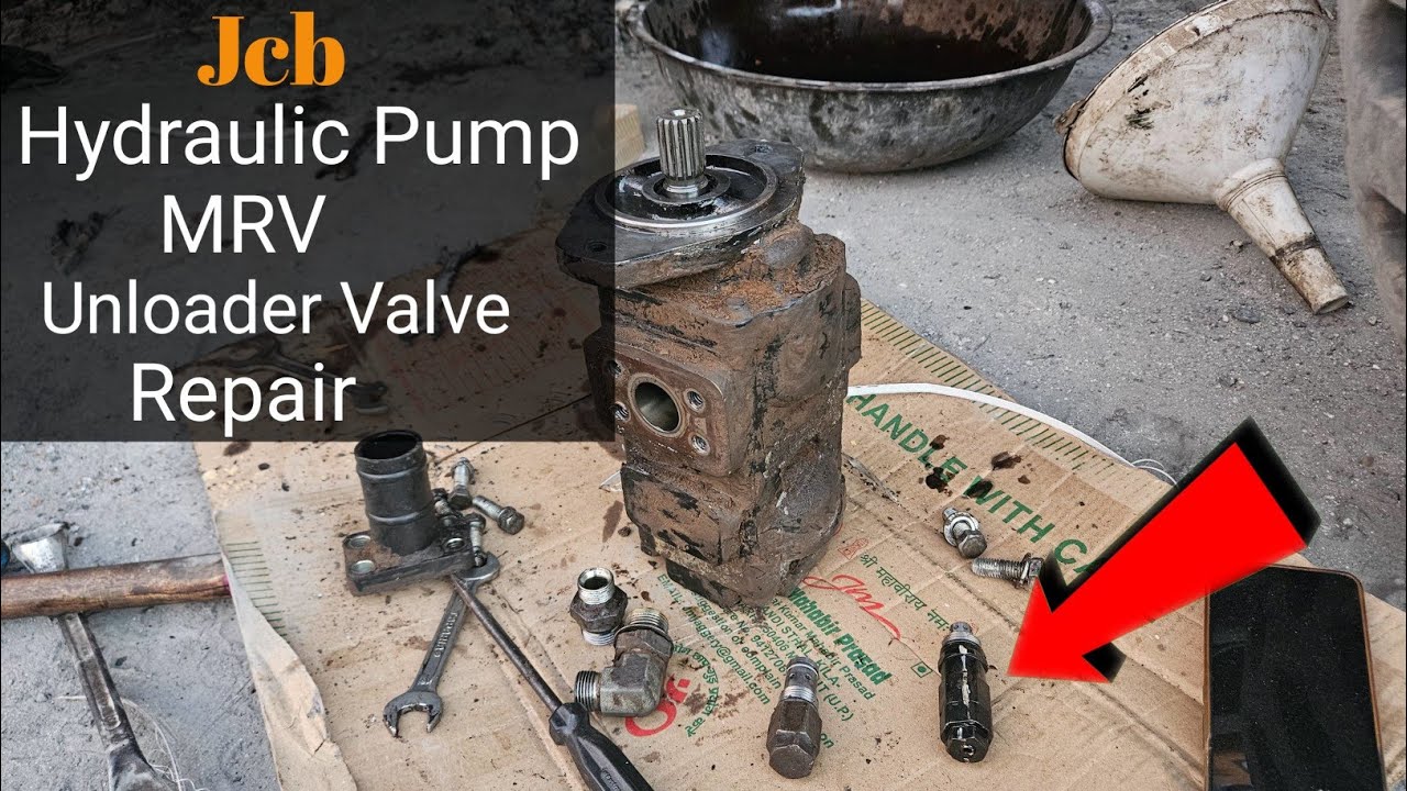 Jcb Ka Hydraulic Pump_ MRV_And Unloader Valve Repair | Jcb 3dx mrv ...