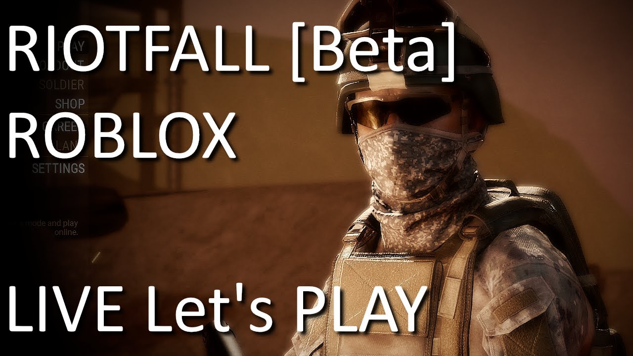 ROBLOX LIVE | Playing RIOTFALL [Beta] | This game is criminally ...