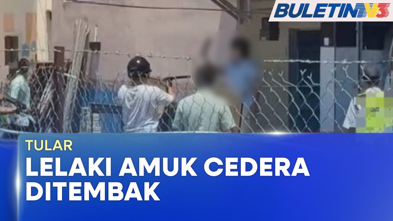 AKIBAT AMUK | Lelaki Cedera Ditembak Pengawal Keselamatan - YouTube
