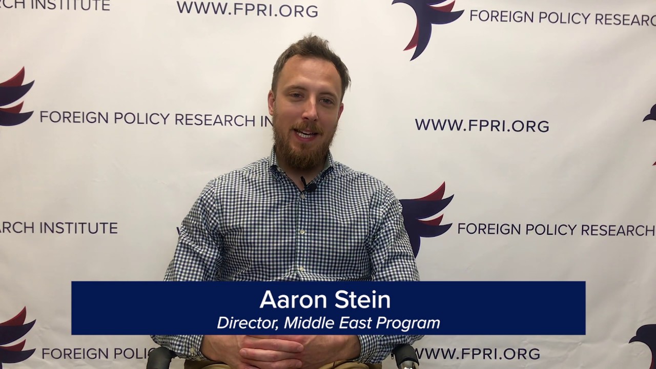 FPRI's Aaron Stein on the latest developments in Syria - YouTube