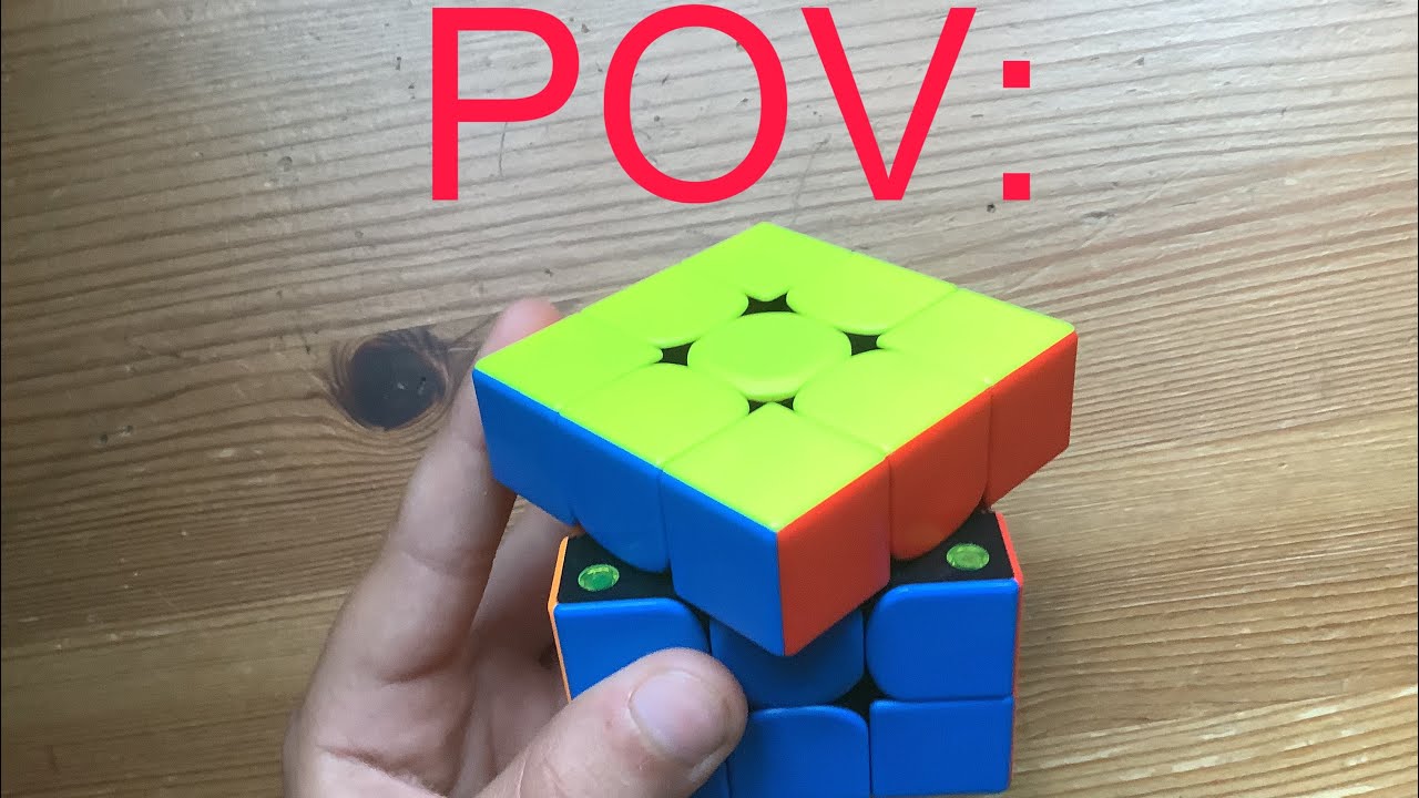 POV: You solved your first cube - YouTube