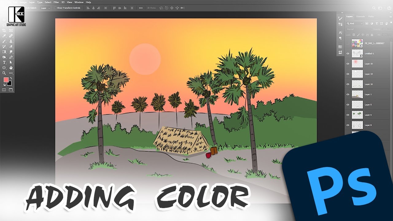 Adding Color .......( Adobe Photoshop) - YouTube