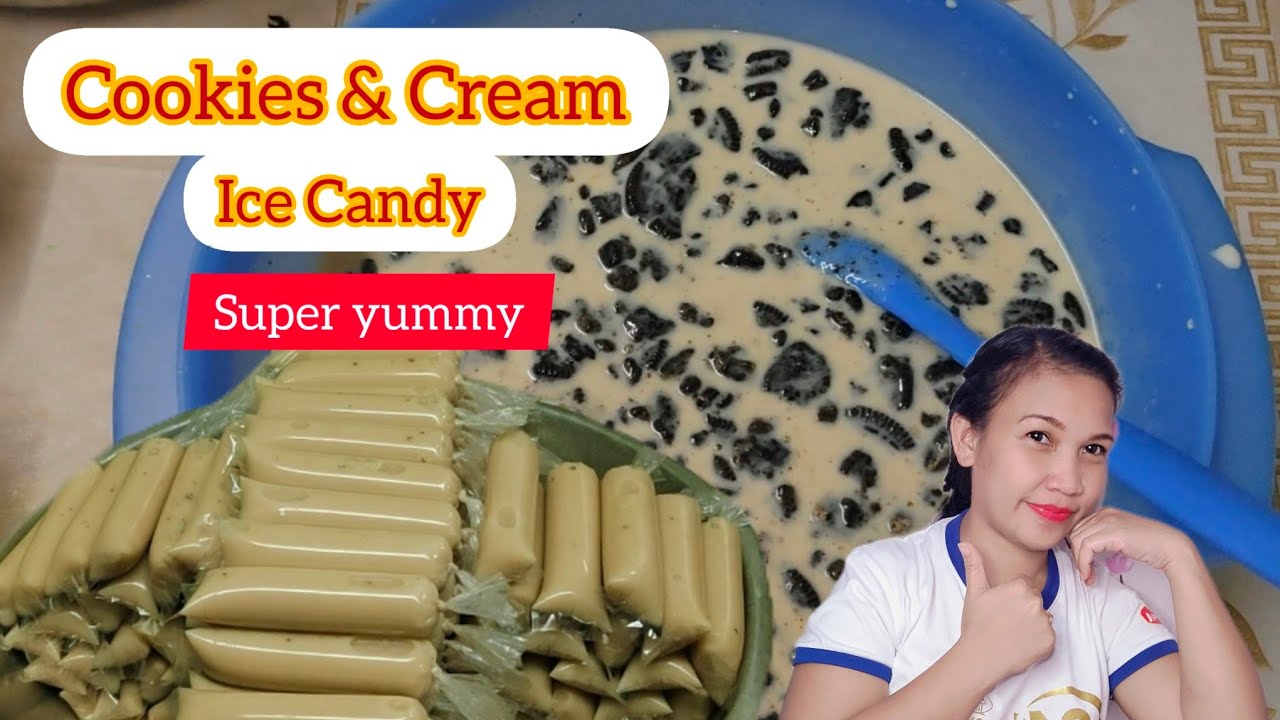 COOKIES EN CREAM ICE CANDY PANG NEGOSYO | NO COOK RECIPE | BUSINESS ...