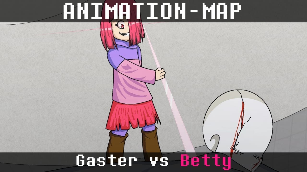 Glitchtale Gaster vs Betty M.A.P / Part 10, 74 and 75 - YouTube