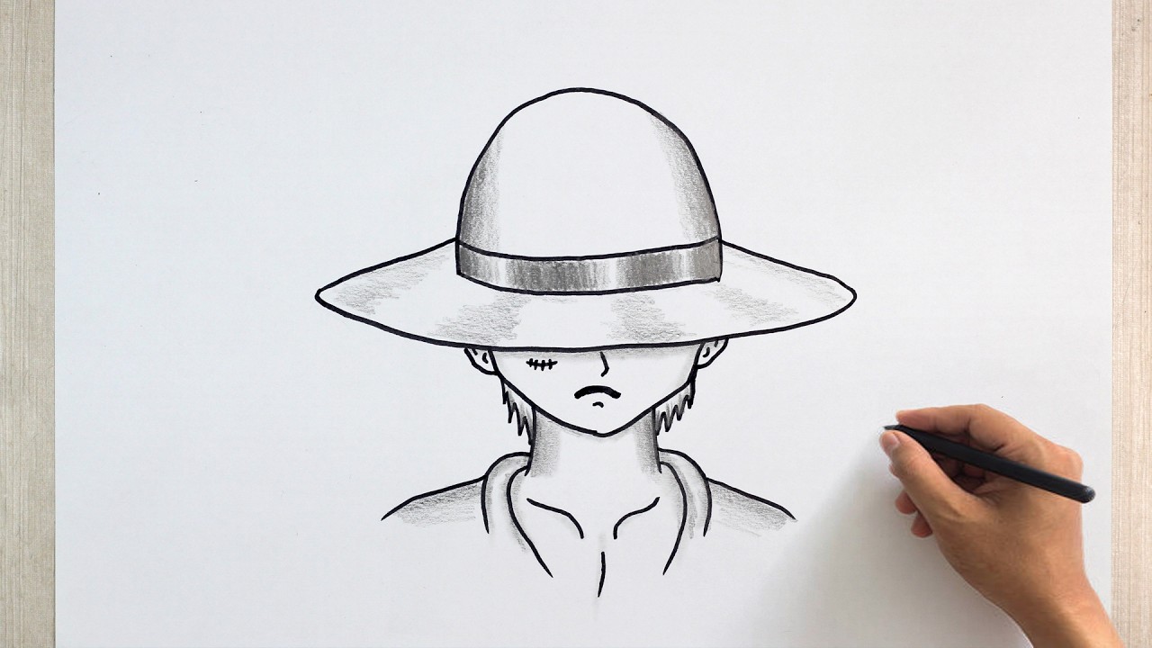 Luffy Drawing Easy - YouTube