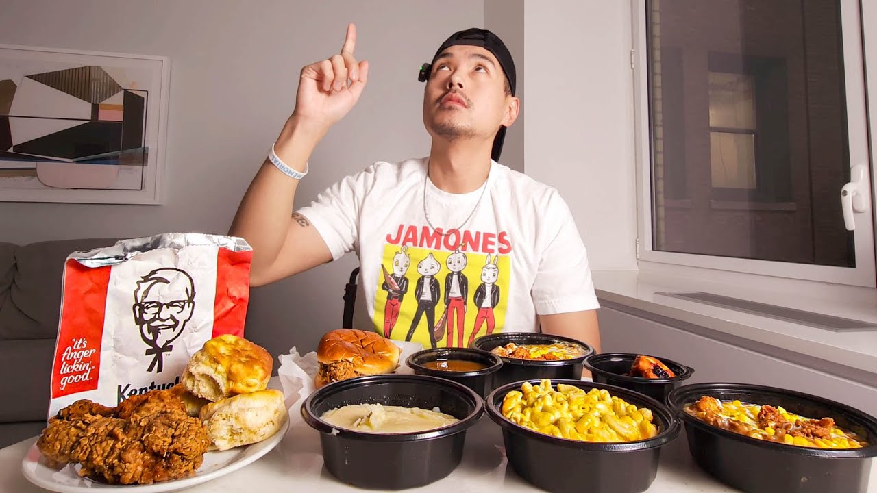 American KFC for Thanksgiving Dinner - YouTube