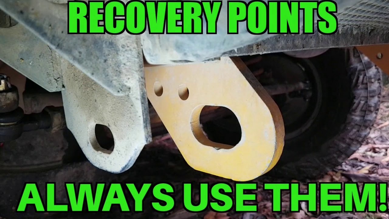 Rated 4x4 4wd offroad vehicle Recovery Points essential safety ...