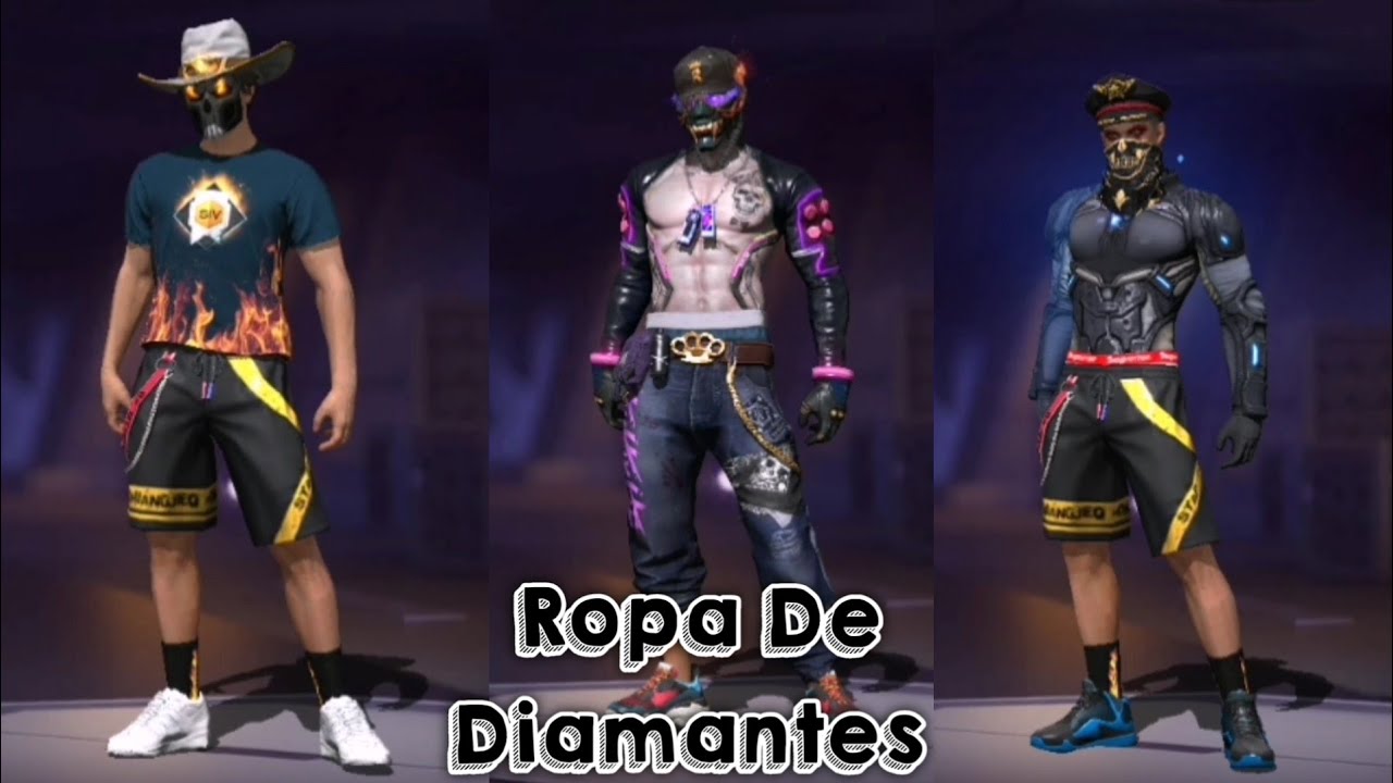 Las Mejores Combinaciónes Insanas Con Ropa De Diamantes Free Fire - YouTube