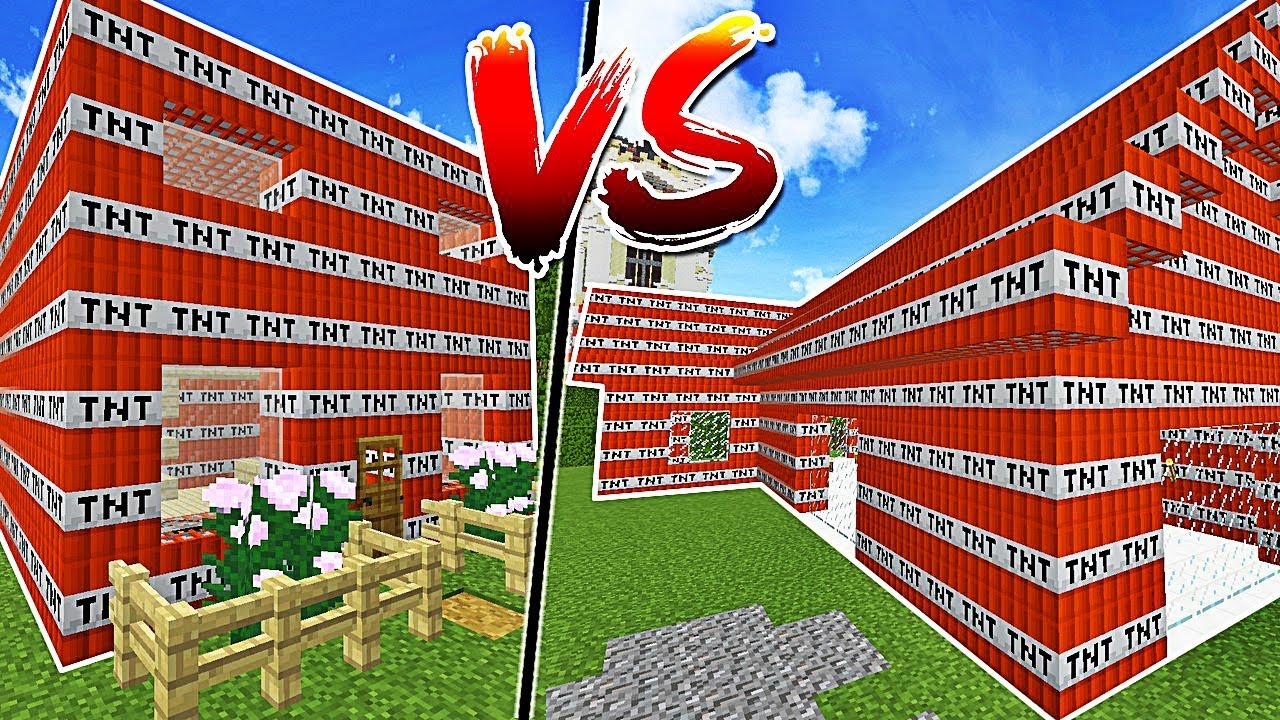 UNE INCROYABLE MAISON EN TNT ! | BUILD BATTLE CHALLENGE ! - YouTube