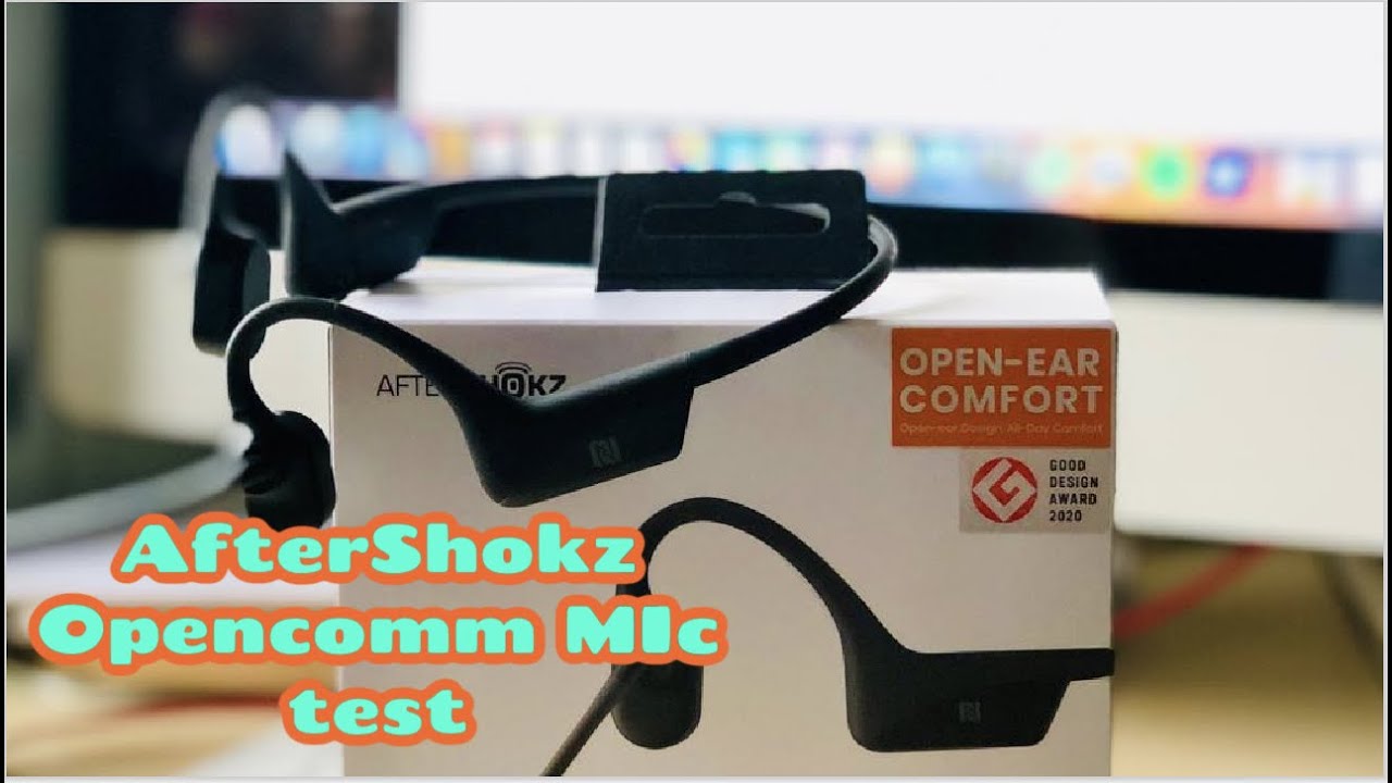 Aftershokz OpenComm real-life testing - YouTube