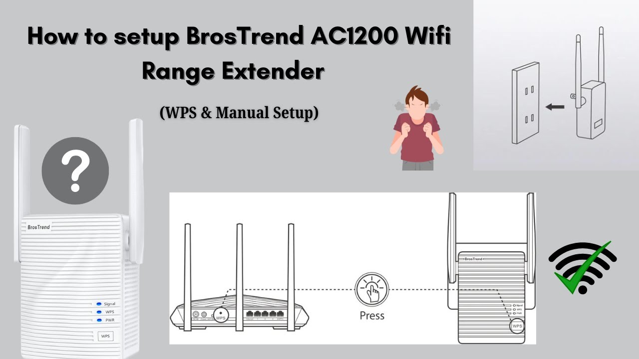 Setting up BrosTrend AC1200 Wifi Range Extender | BrosTrend Wifi ...
