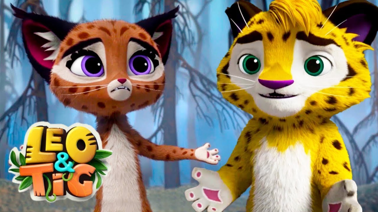 Leo and Tig 🦁 The Burnt Forest Mystery 🐯 Funny Family Good Animated ...