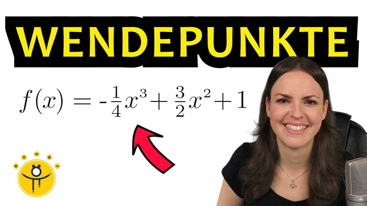 WENDEPUNKT berechnen – Wendestelle bestimmen - YouTube