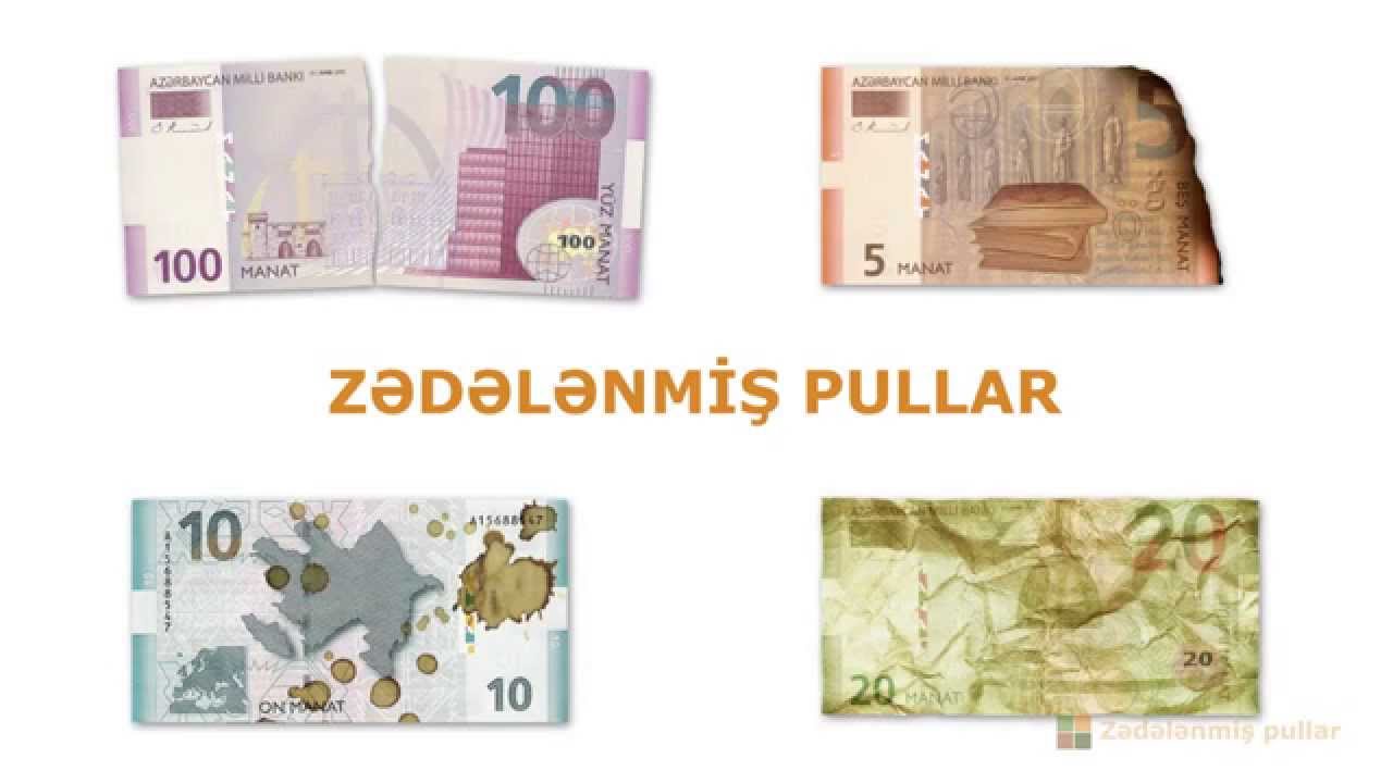 Cırılmış və zədələnmiş pullar - YouTube