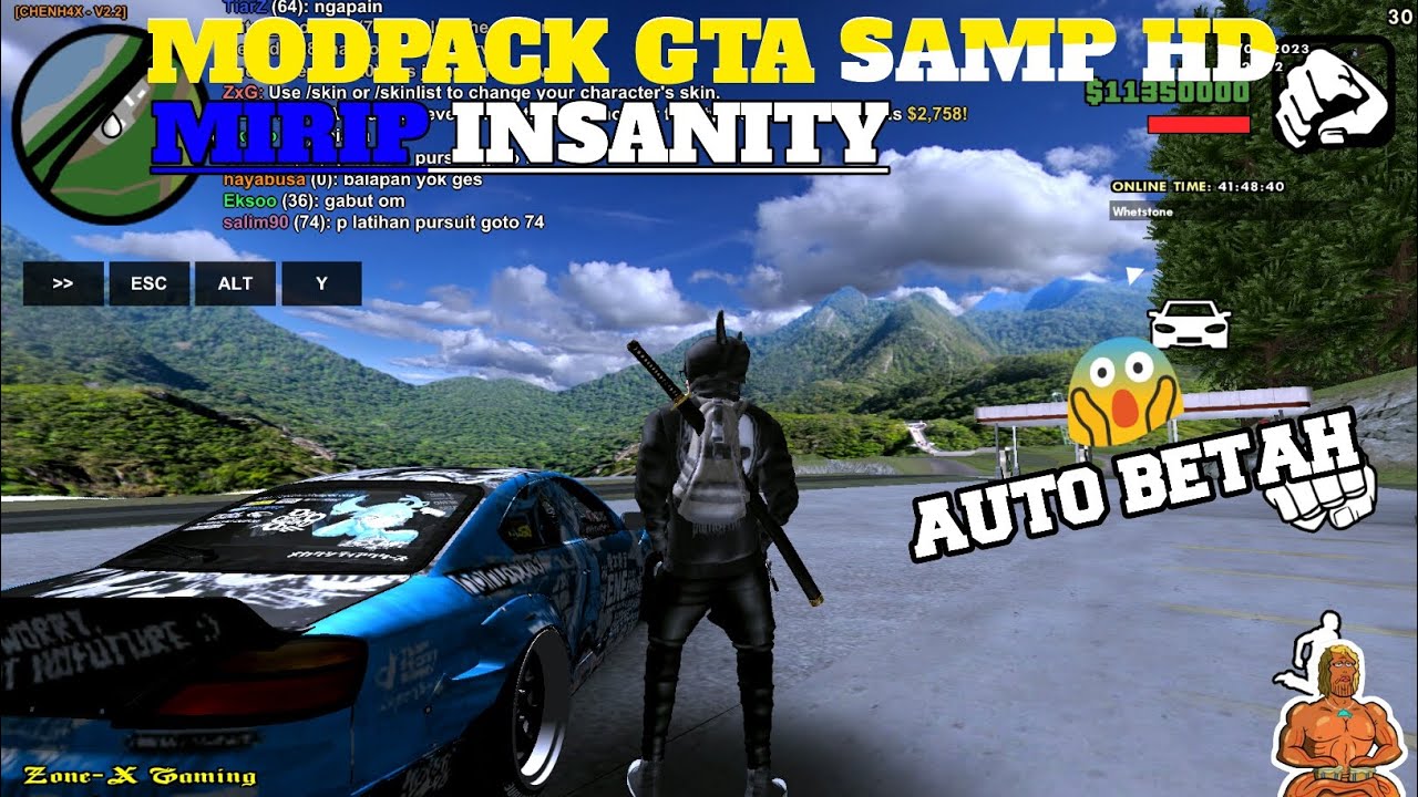 MODPACK GTA SAMP HD MIRIP INSANITY | SUPPORT SAMP | RINGAN NO LAG - YouTube
