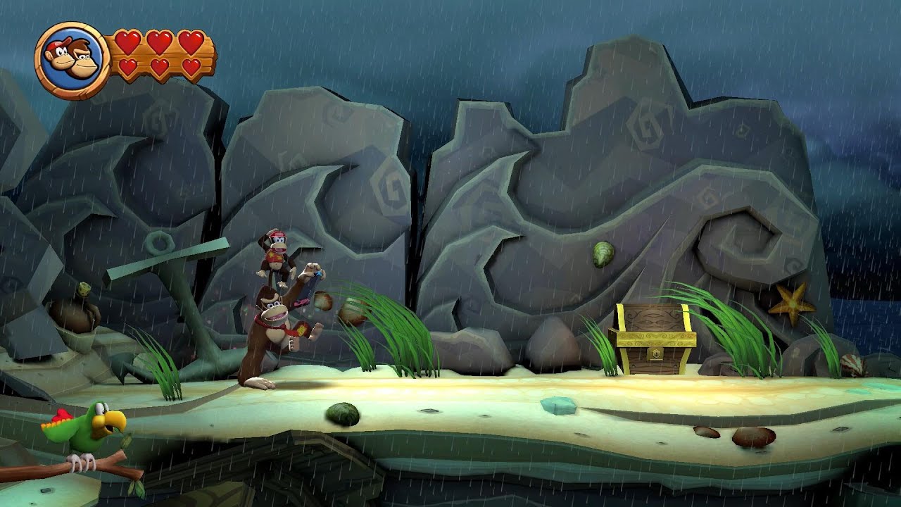 Let's Play Donkey Kong Country Returns HD Part 5 - Poozlé Pieces and ...