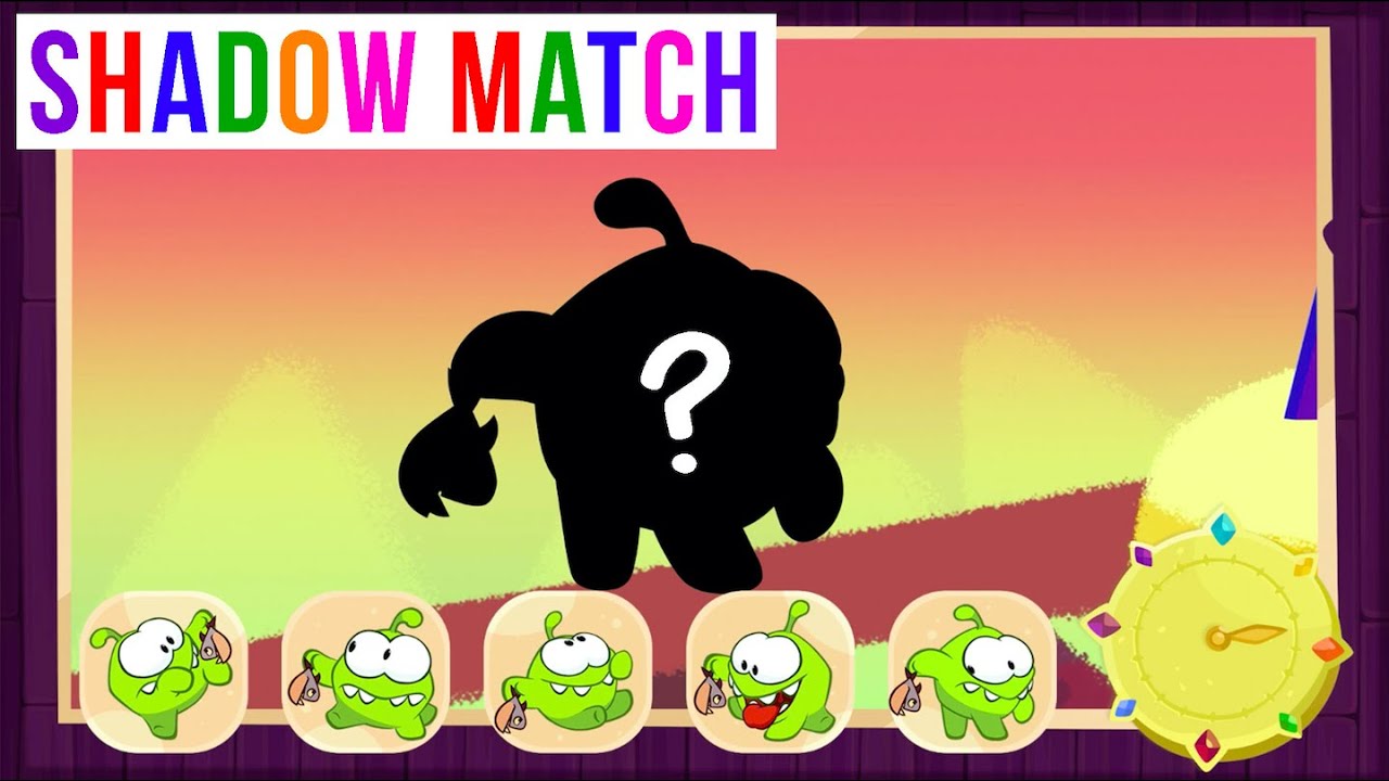 Shadow Match - Om Nom Stories: Playground Fun - YouTube