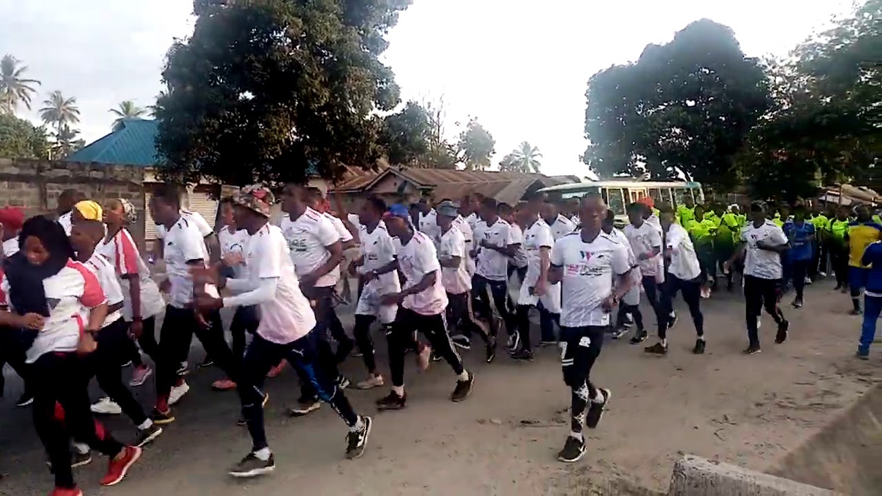 JOGGING YA OCEAN FITNESS CLUB & WASAFI JOGGING - YouTube