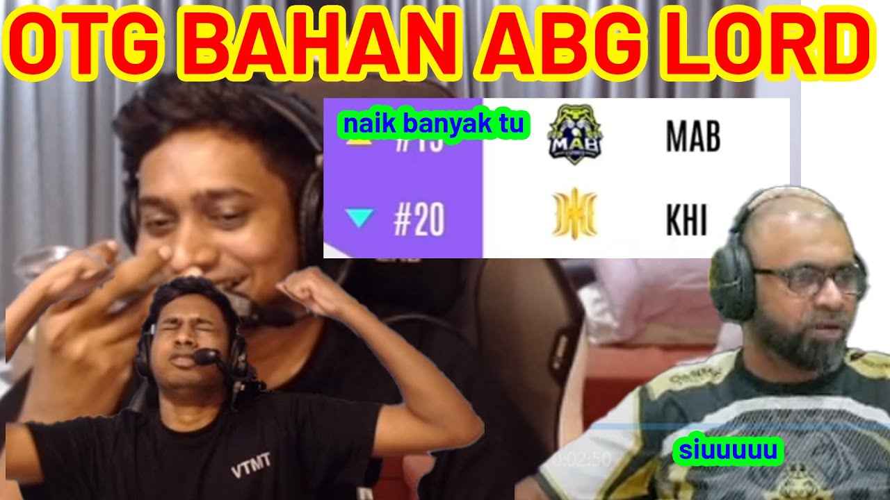 ONTHEGO BAHAN ABG LORD LIVE MAB & GEEK FAM - YouTube
