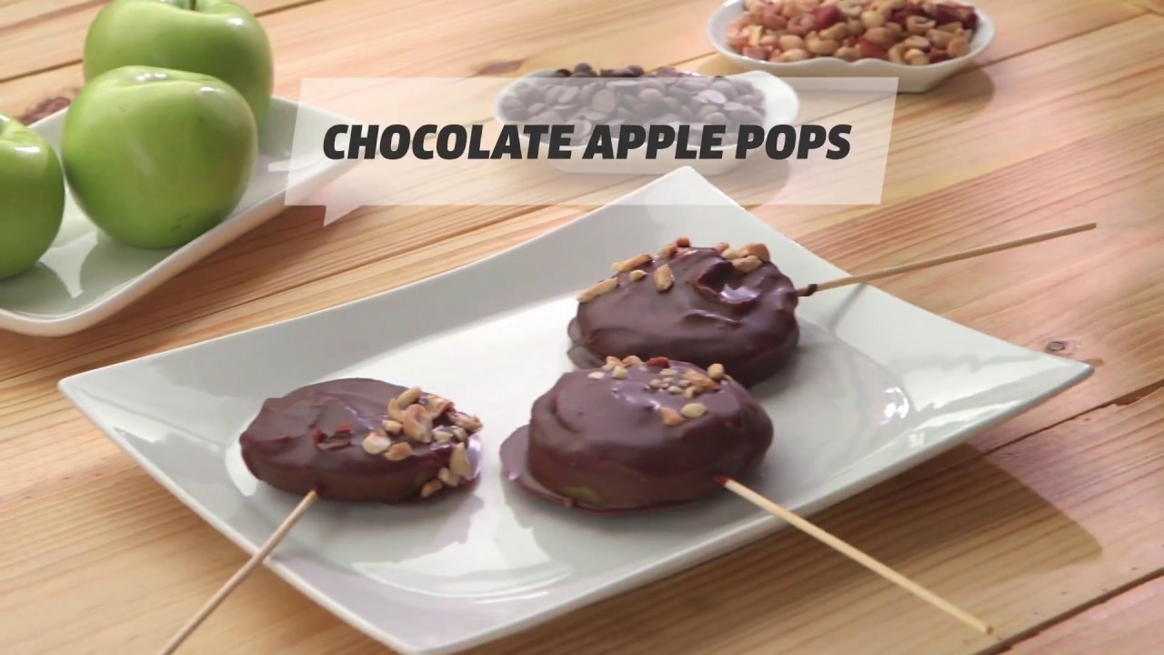 Easy & Tasty Chocolate Covered Apple Pops Recipe - YouTube