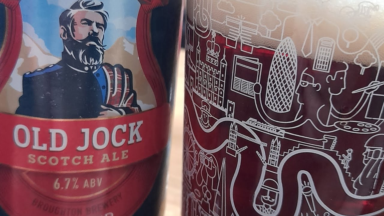 Broughton Brewery - Old Jock Scotch Ale 6.7% - YouTube