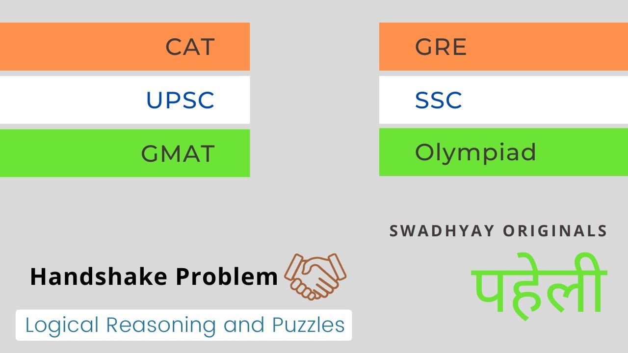 Handshake Problem || Logical Reasoning || UPSC INTERVIEW || CAT || GMAT ...