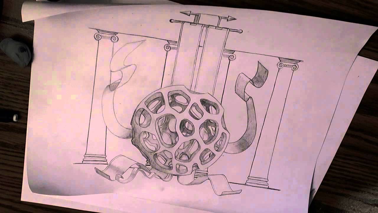 How to Draw a Dystopian Emperor [75x speed] - YouTube