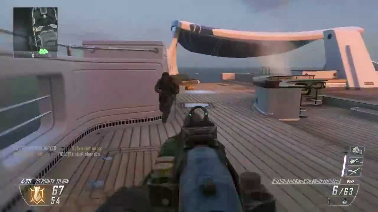 Black Ops II Remington 870 MCS Suppressor Gameplay - YouTube