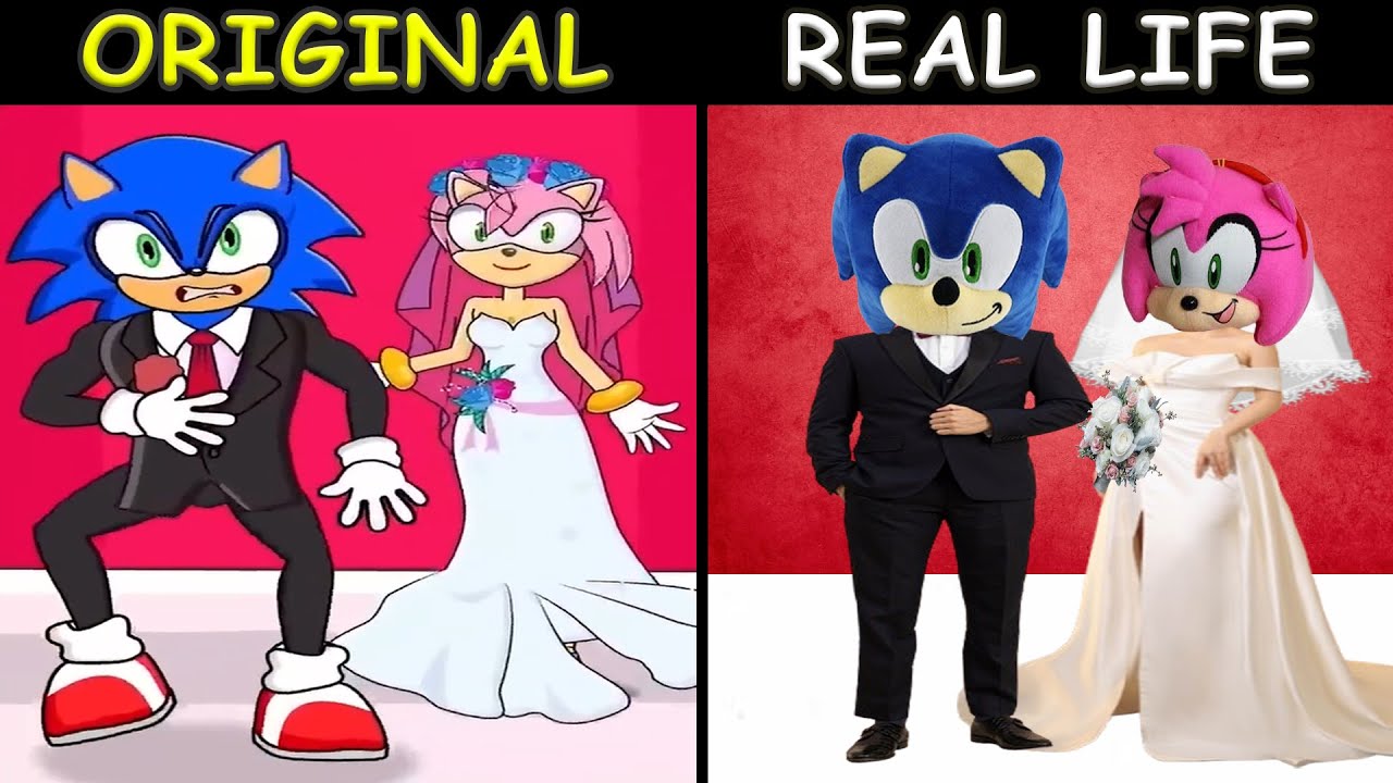 Shin Sonic and AMY Get Married | The Sonic Tapes Animation | Original ...