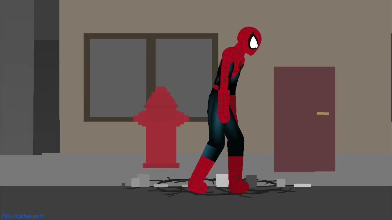 Spider-man test (stick nodes animation) - YouTube
