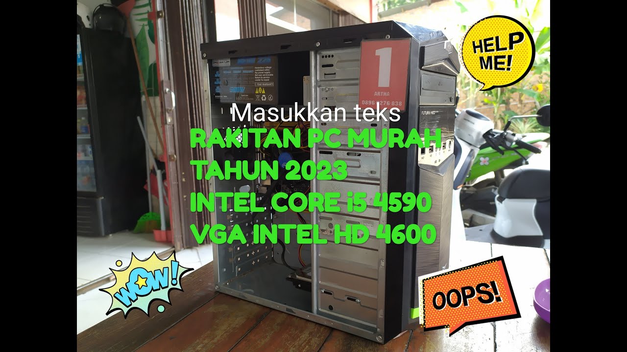 Rakit PC murah awal Tahun 2023 intel core i5 4590 - YouTube