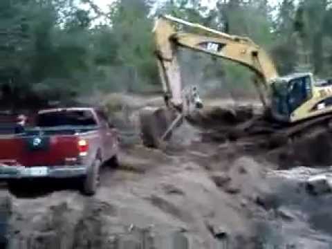 Dozer and titans Flip crash - YouTube