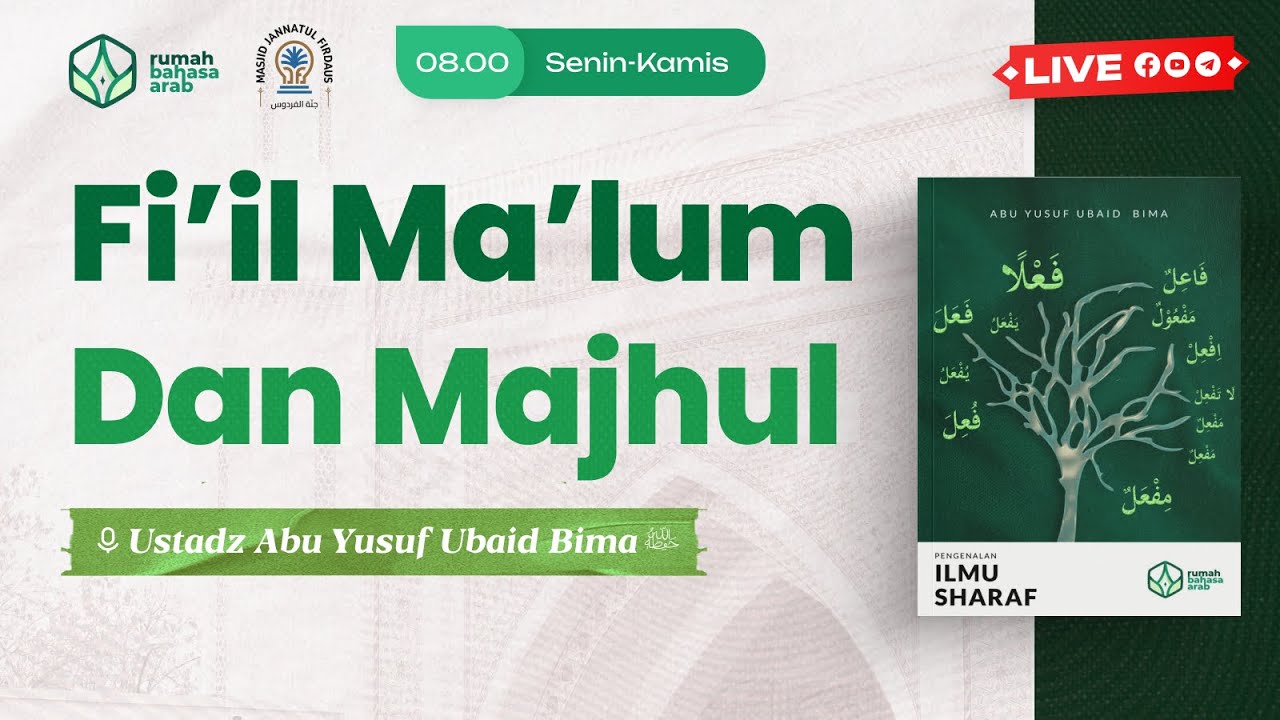 9. #RBA5 | Pengenalan Ilmu Sharaf | Fi'il Ma'lum Dan Majhul - YouTube