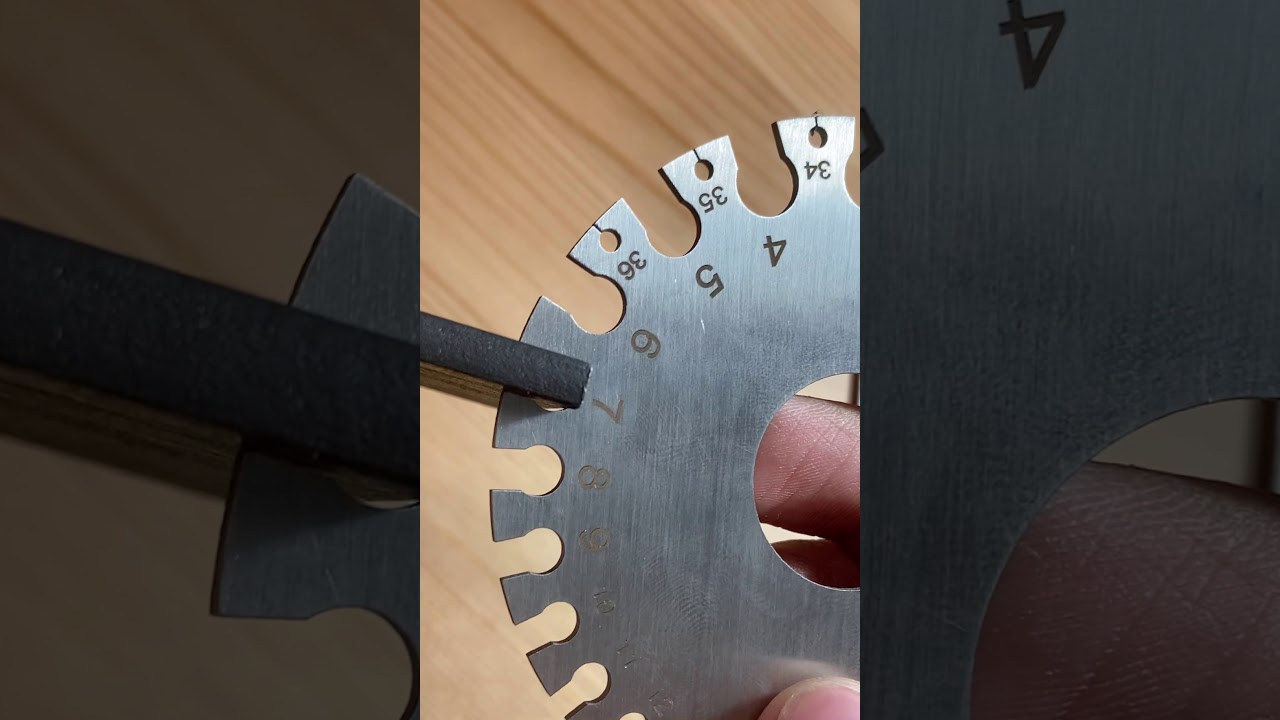 How to use an AWG wire gauge (for sheet metal) - YouTube