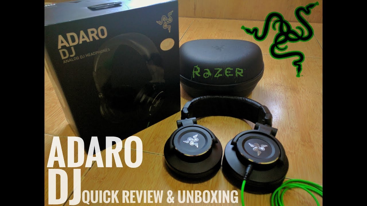 Quick Review RAZER ADARO DJ | INDONESIA - YouTube