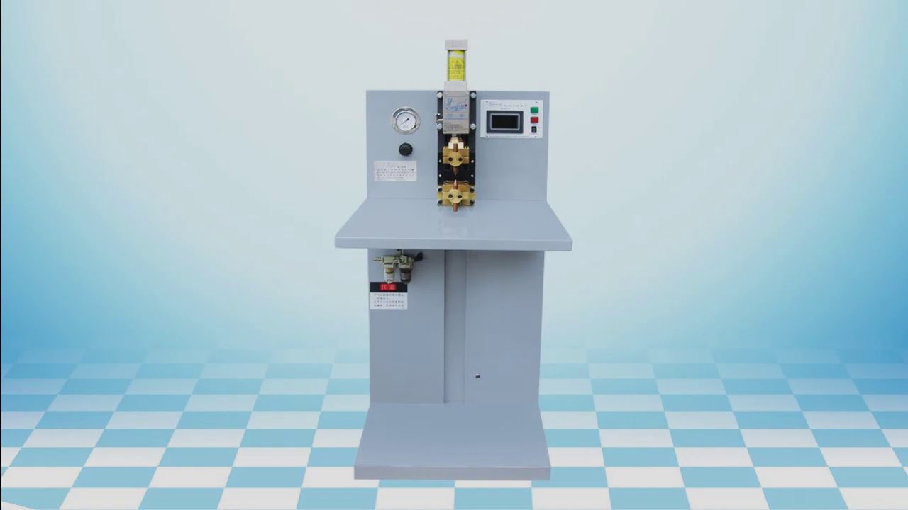 Silver contact manual welding machine - YouTube