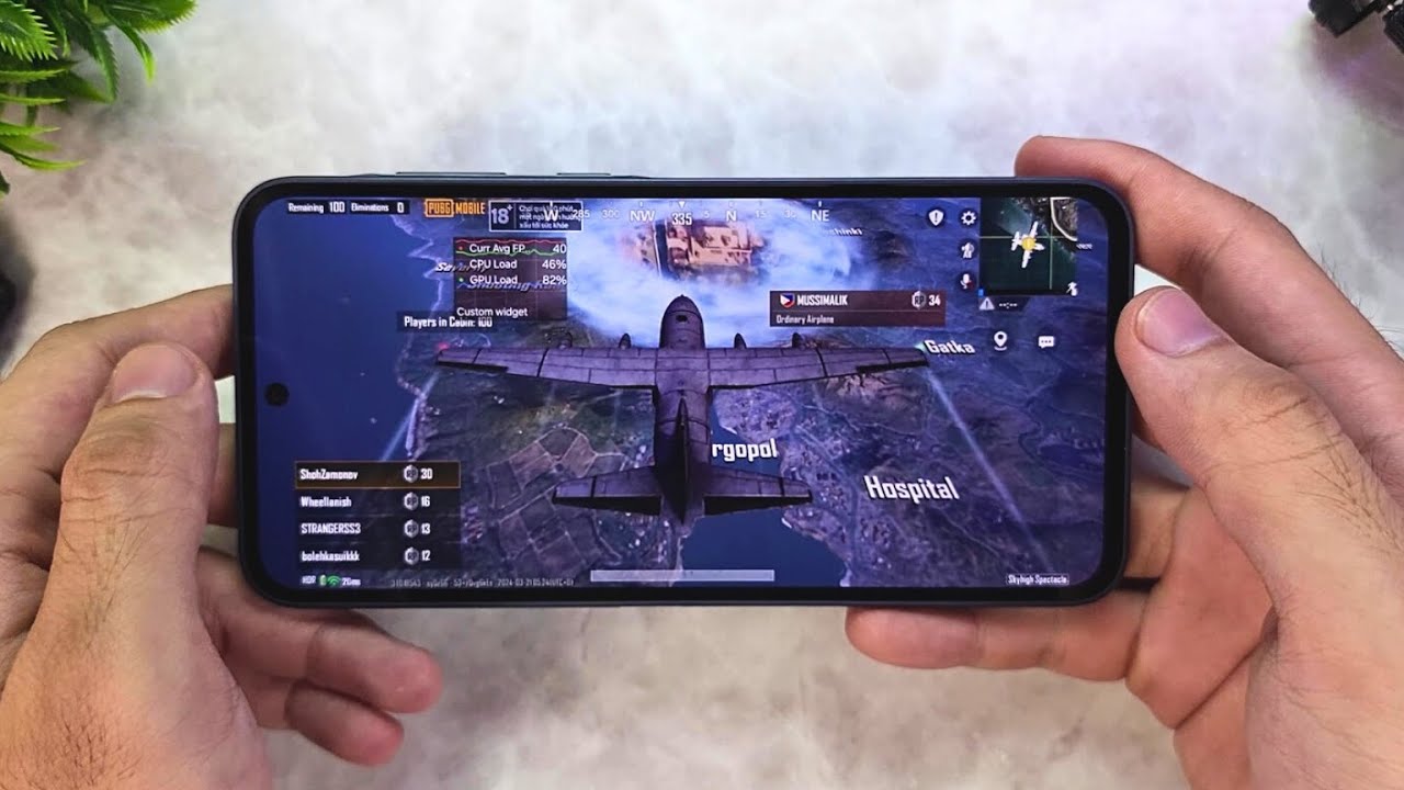 Samsung Galaxy A35 PUBG Gaming test Max Setting | Exynos 1380 - YouTube