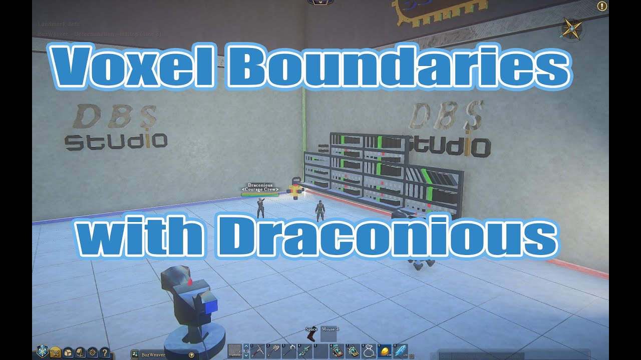 Landmark Gameplay Voxel Boundaries with Draconious Building Game - YouTube