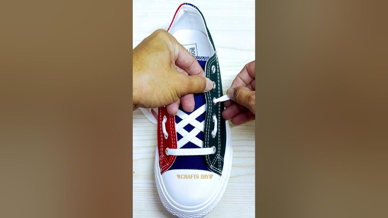 How To Tie Shoelaces, Creative Idea to Fasten Tie Your Shoes Tutorial Step by Step - YouTube