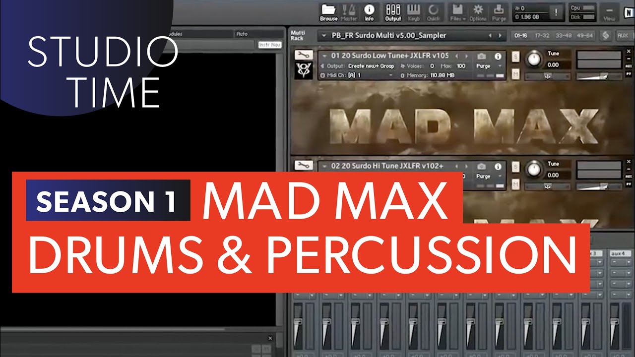 Mad Max Drums [Studio Time: S1E4] - YouTube