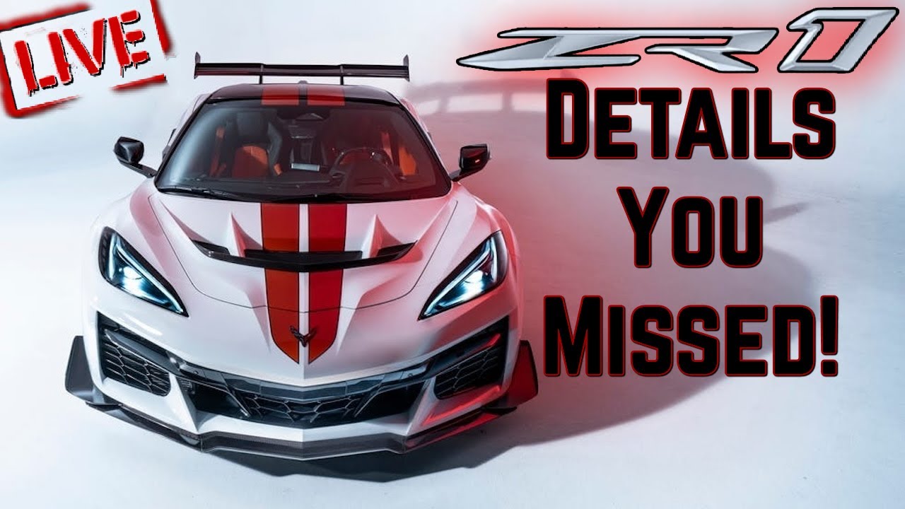 C8 Corvette ZR1 Key Details You MISSED! ZR1 Test Cars SPOTTED Without ...