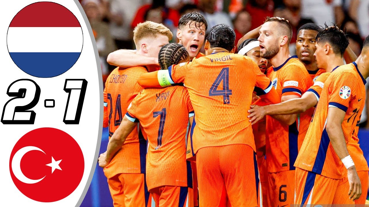 Netherlands vs Turkey 1-0- All Goals & Highlights - Euro 2024 gakpo ...