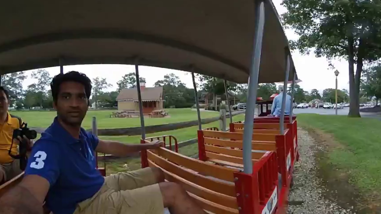 Smithville train ride 360 - YouTube