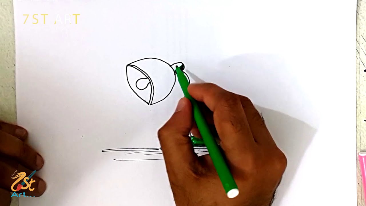 How to Draw Table Lamp Alphabet " L" (Easy Drawing for All) - YouTube