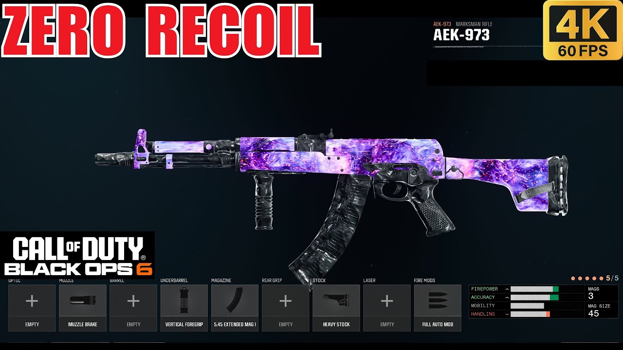 FULL AUTO AEK 973 MARKSMAN RIFLE IS BADASS Call of Duty Black ops 6 # ...