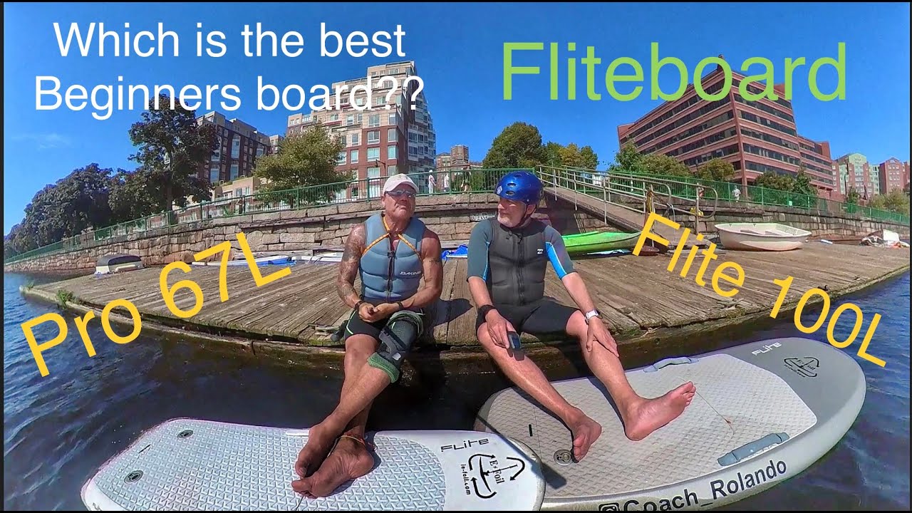 Fliteboard. What is the best “beginner” board for you? Flite 100L or Pro 67L - YouTube