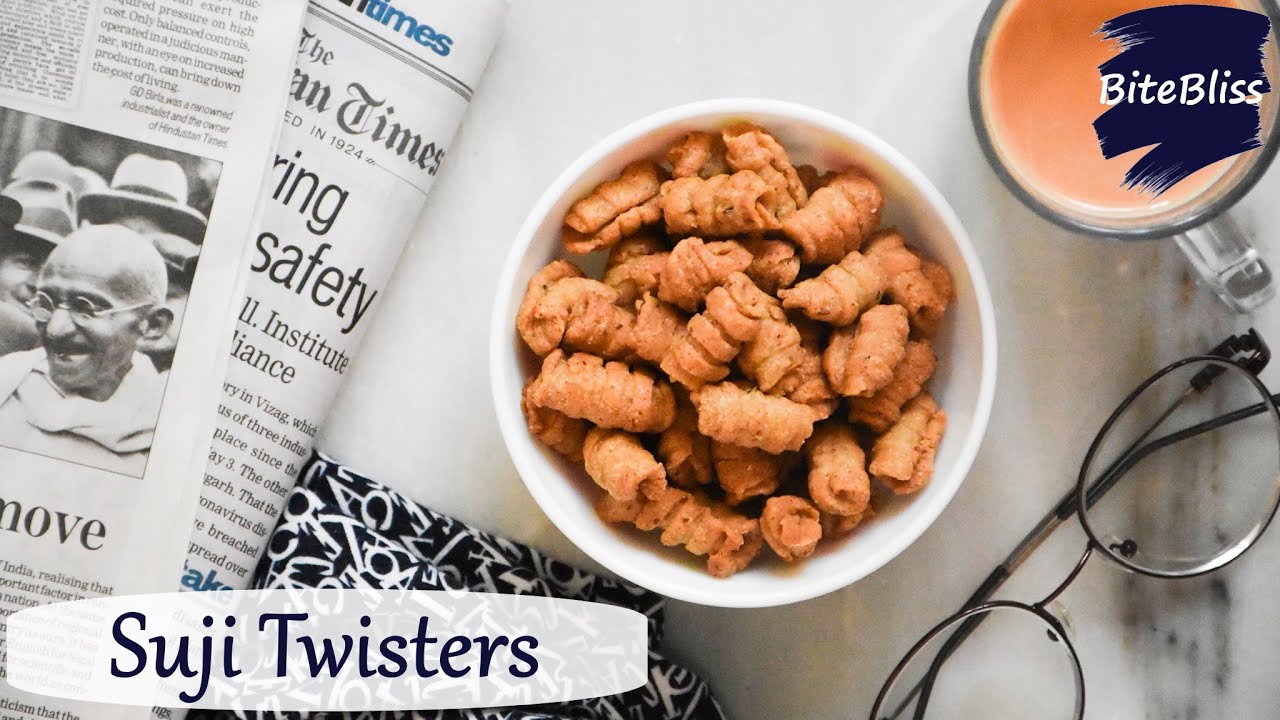 How to make Suji Twisters | Semolina Twisters | Suji Breakfast Recipe ...