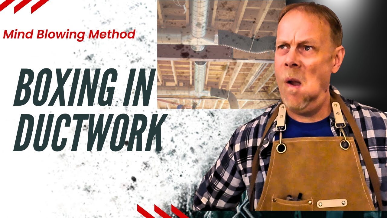 Framing Around Duct Work In a Basement - YouTube