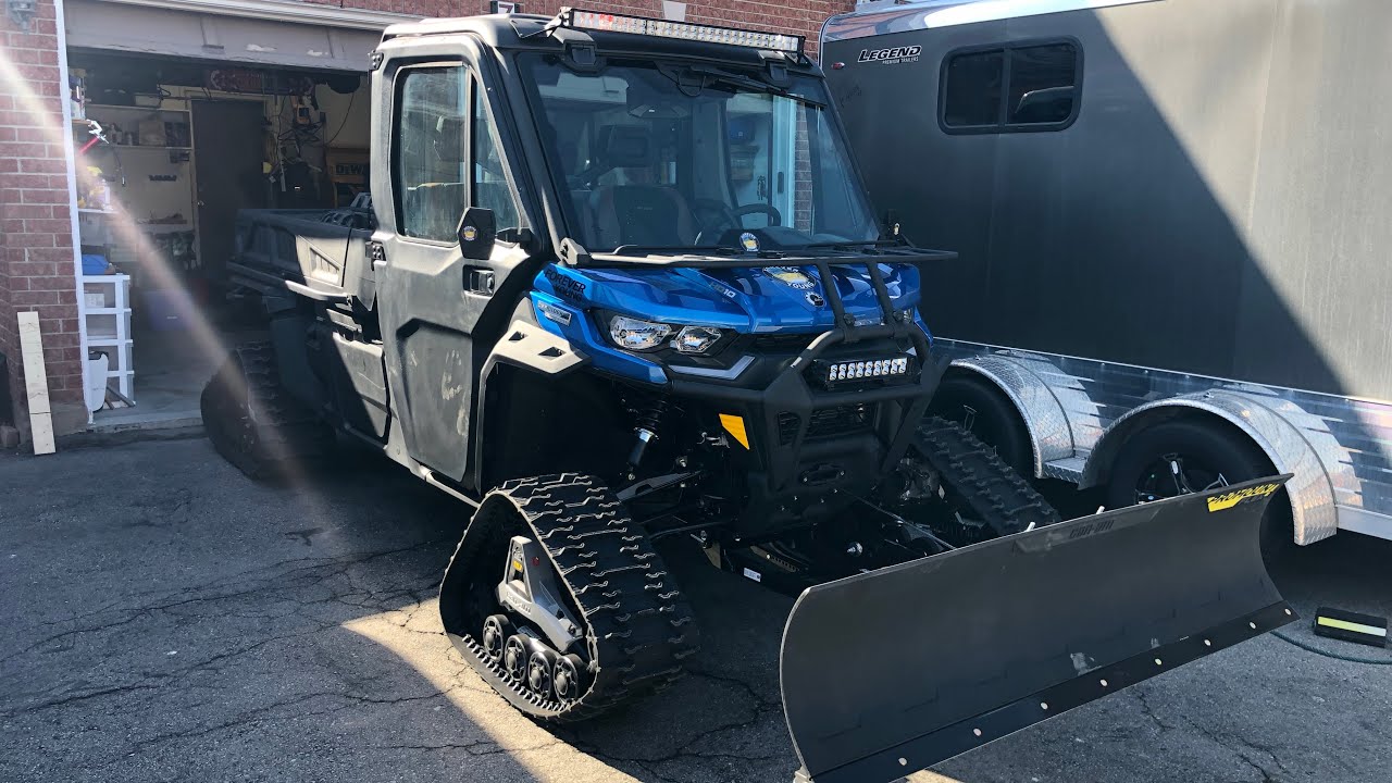 2022 Can Am Defender Pro HD 10 Limited for ice fishing - YouTube